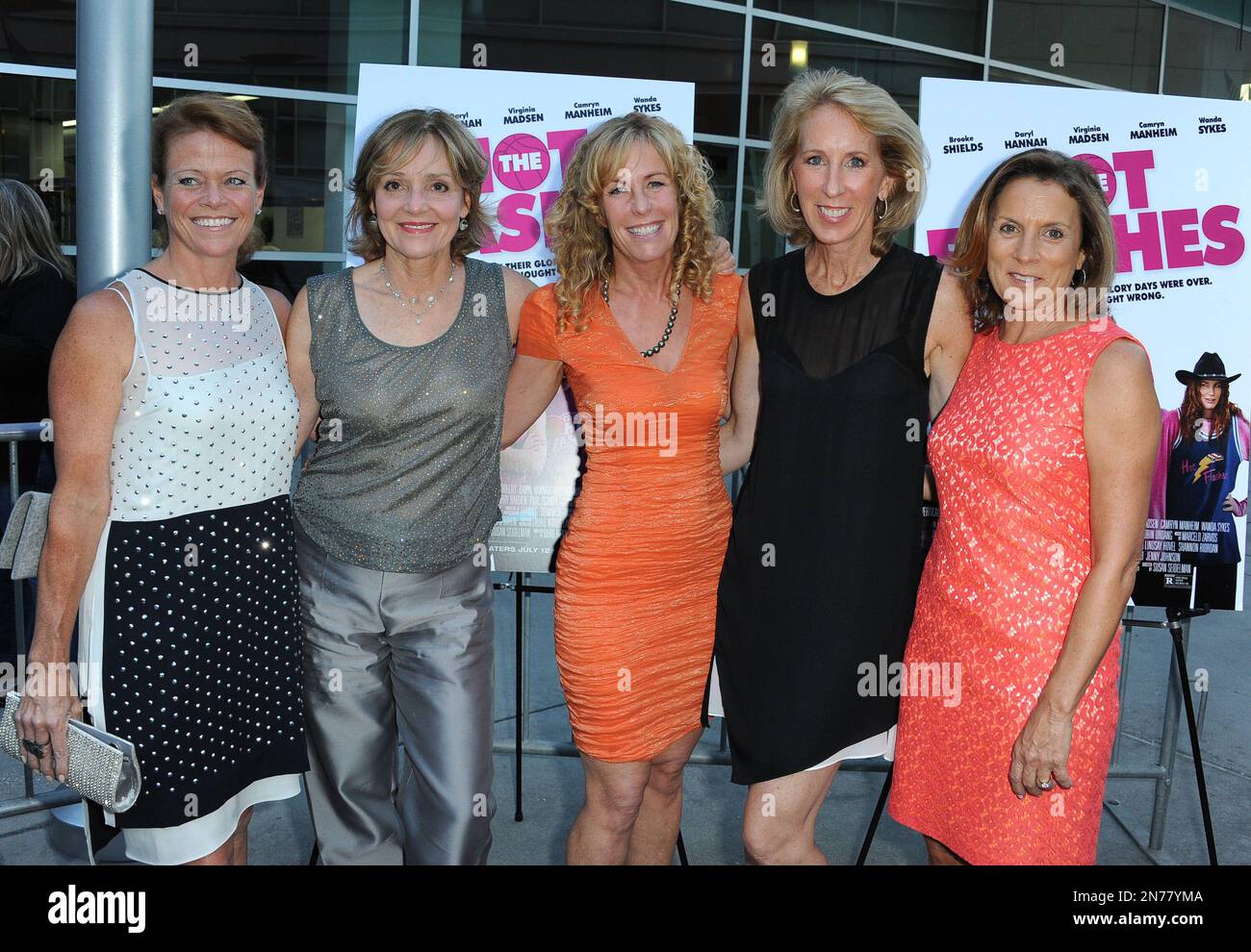 Audra Lalley, from left, Paula Robichaud, Lori Earley, Ani Key Hoag ...