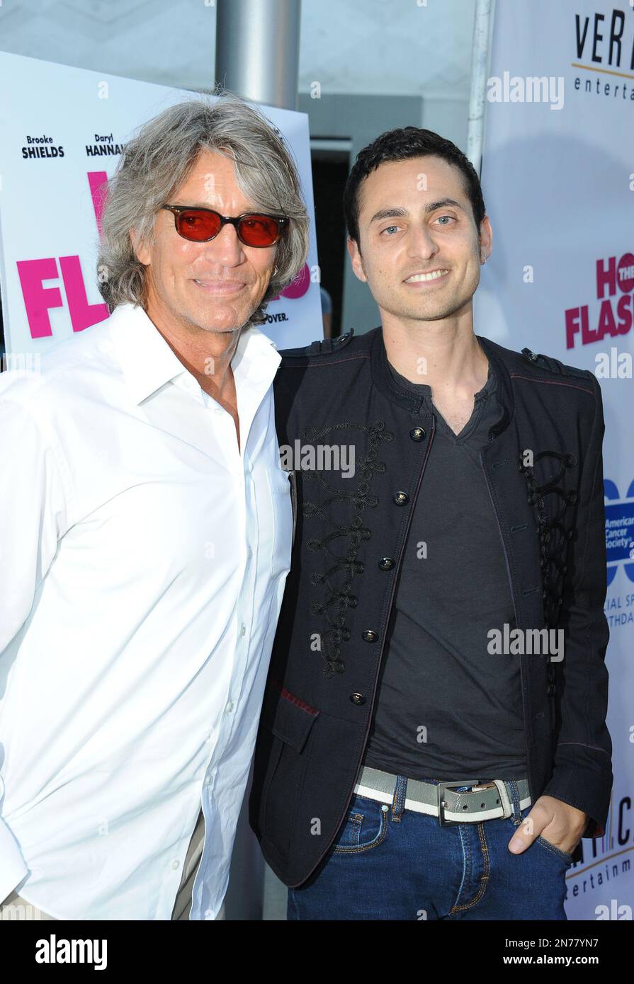 Eric Roberts, at left, and his son, Keaton Simons arrives at the LA ...