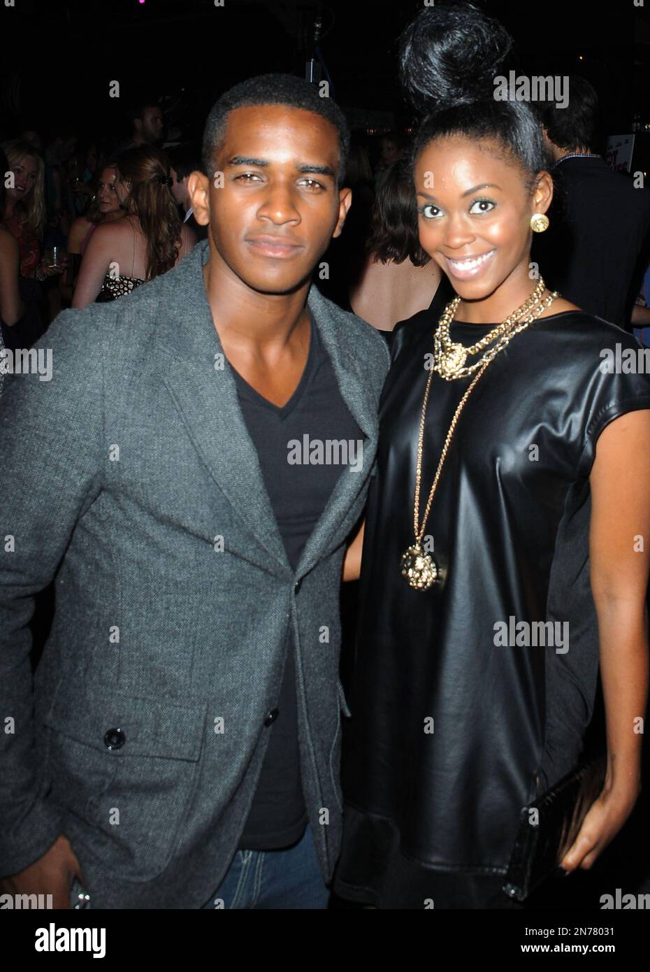 Patrick Cage II, at left, and Nafessa Williams attends "The Hot Flashes ...