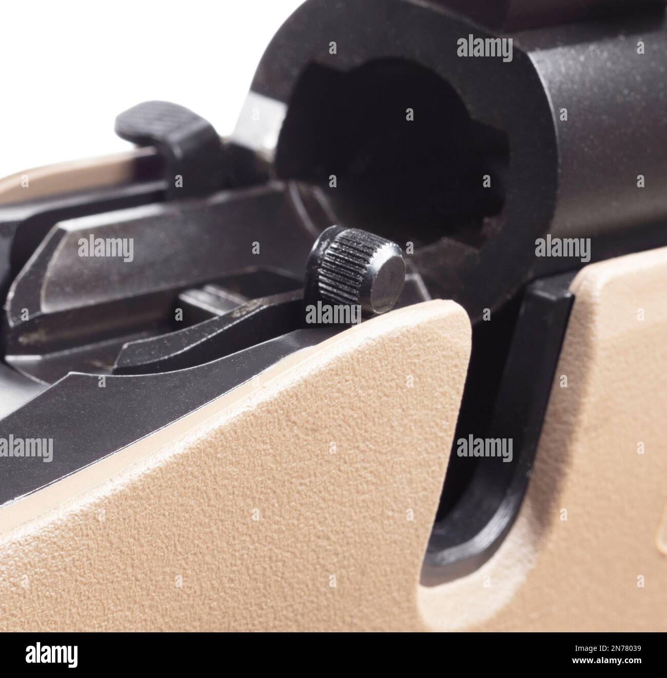 Bolt action rifle with its bolt removed and safety still engaged Stock ...