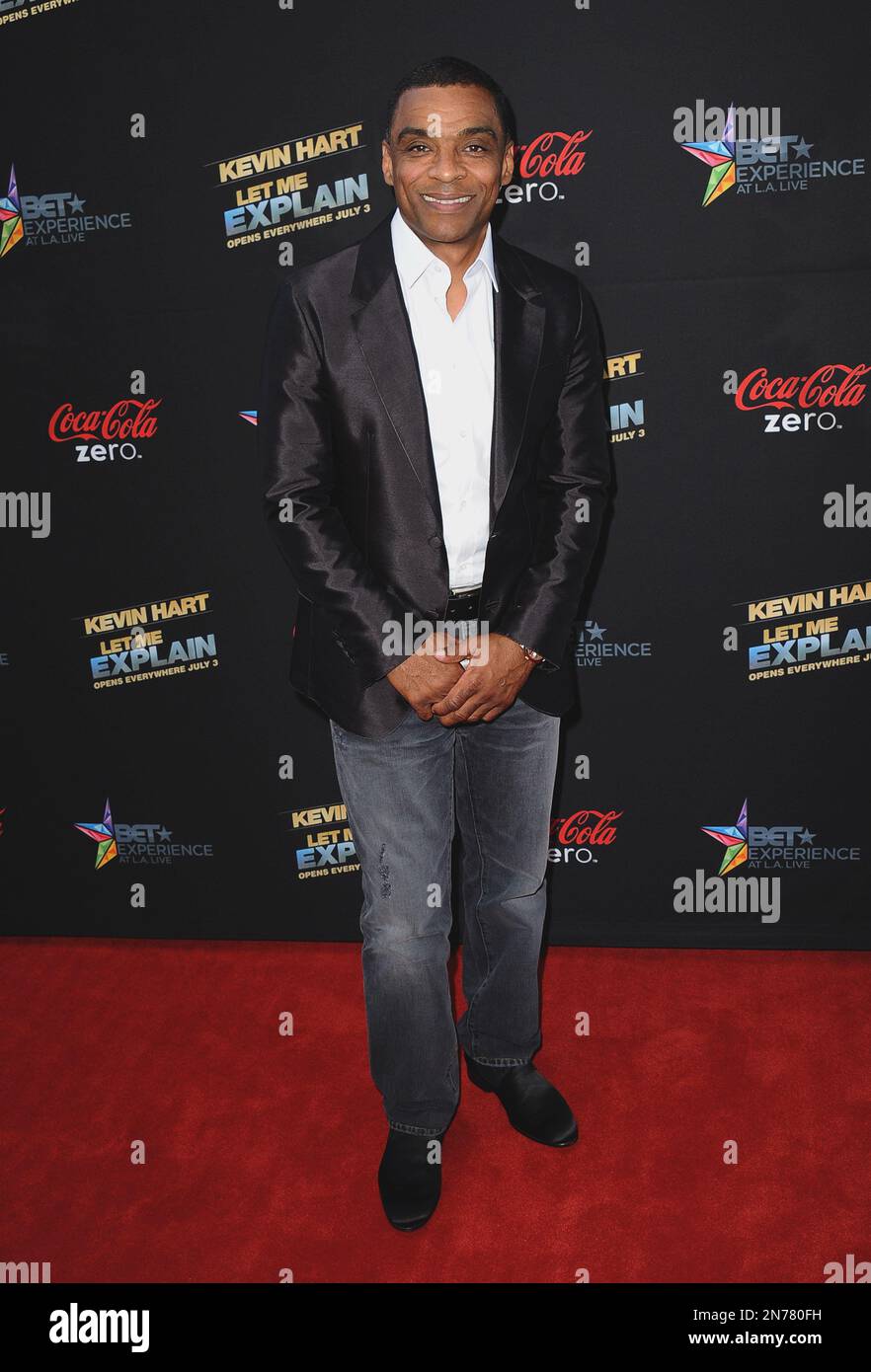 Leland "Pookey" Wigington arrives at the LA premiere of "Kevin Hart ...