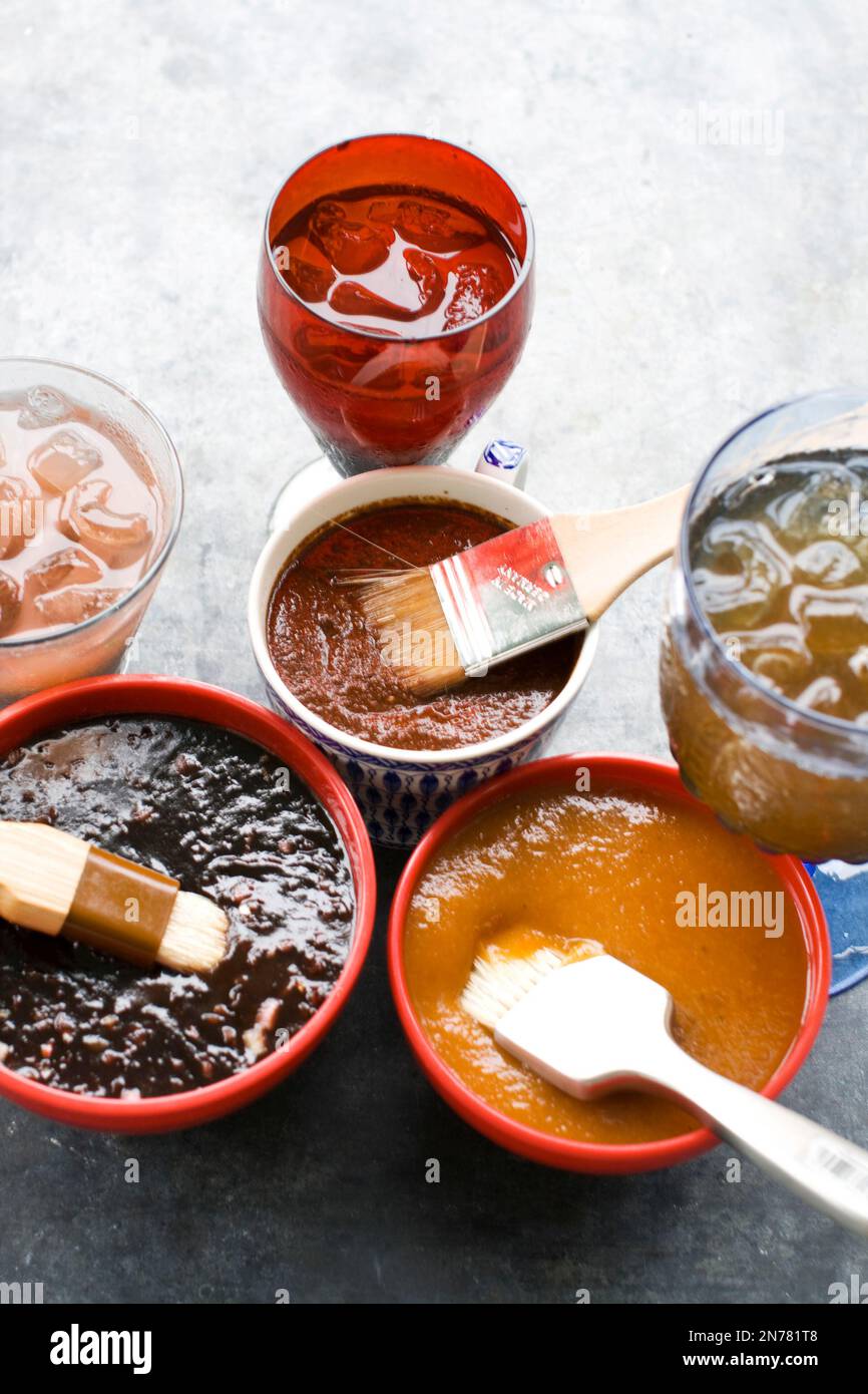 In this image taken on June 10, 2013, from top clockwise, recado rojo ...