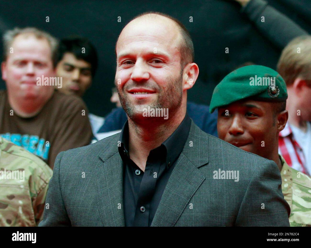FILE - In this Aug. 13, 2012 file photo, actor Jason Statham poses as ...