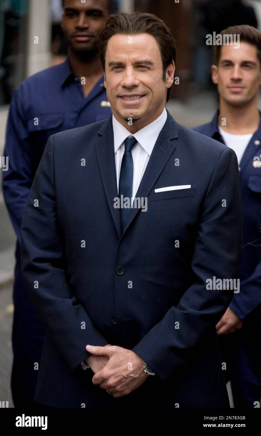 John Travolta, US actor and global ambassador for a luxury watch brand ...