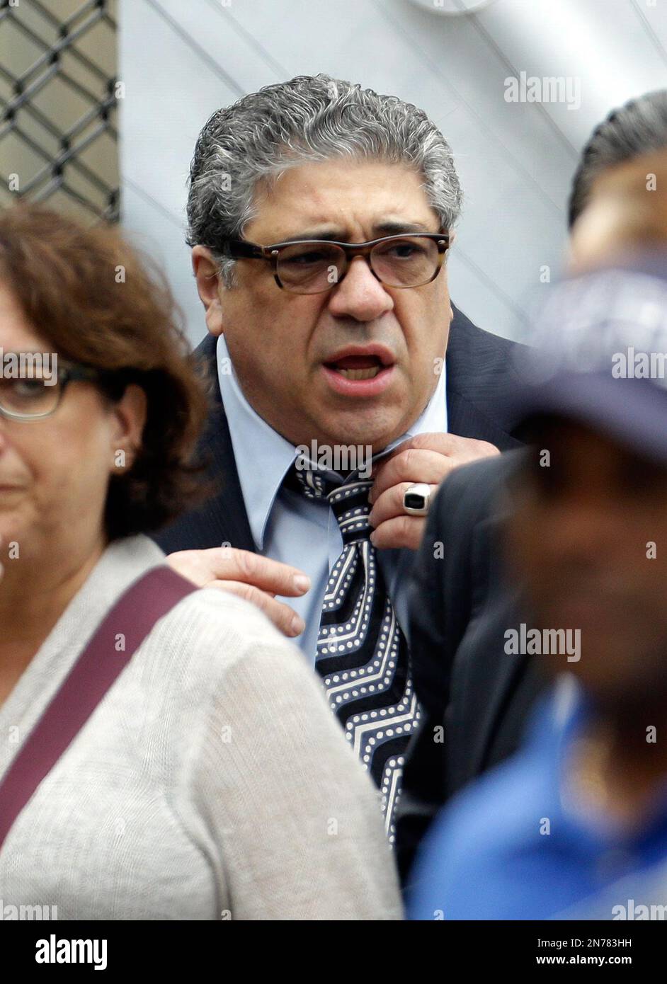 Vincent Pastore arrives at Cathedral Church of Saint John the Divine ...