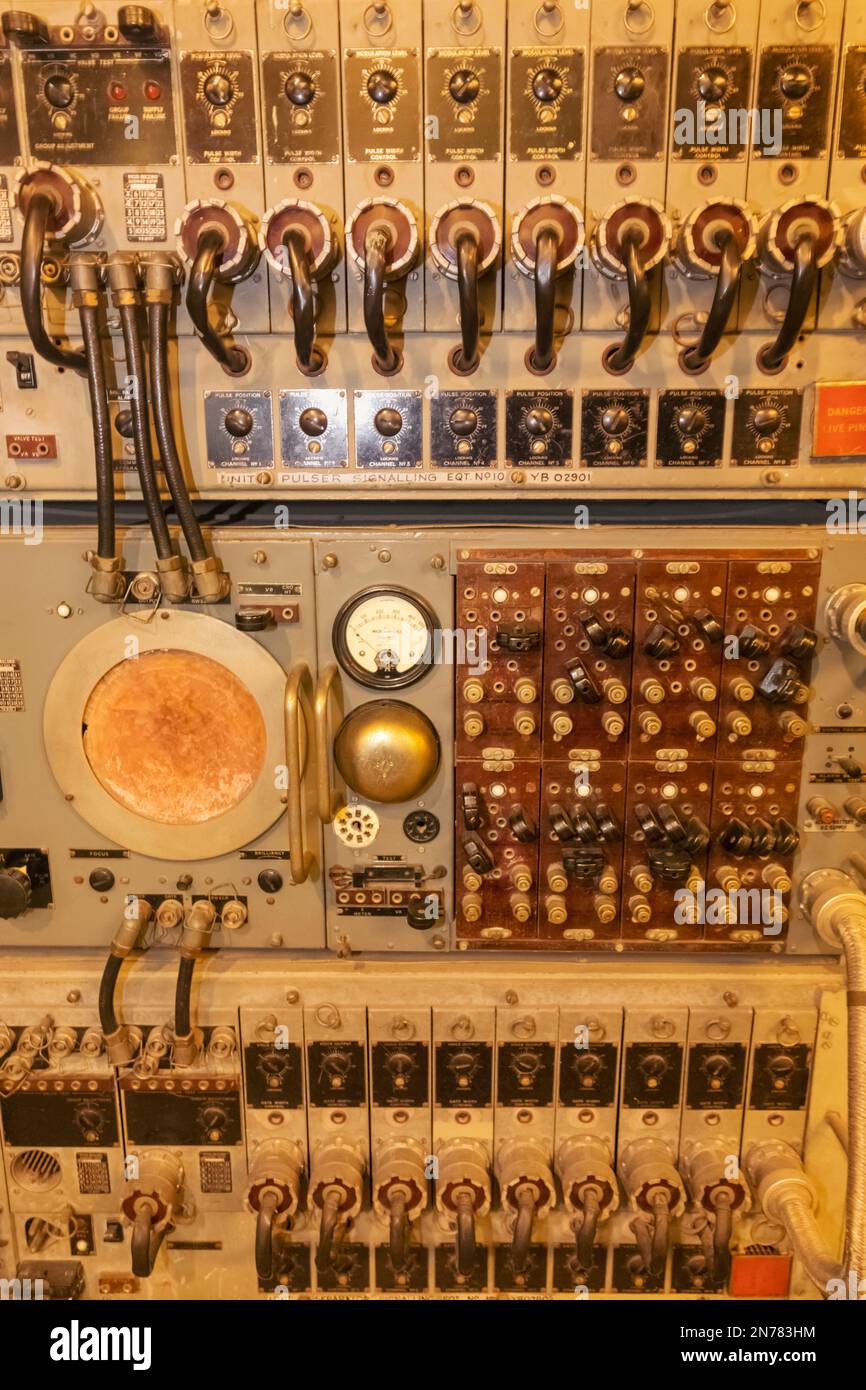 England, Dorset, Blandford Forum, Royal Signals Museum, Interior ...