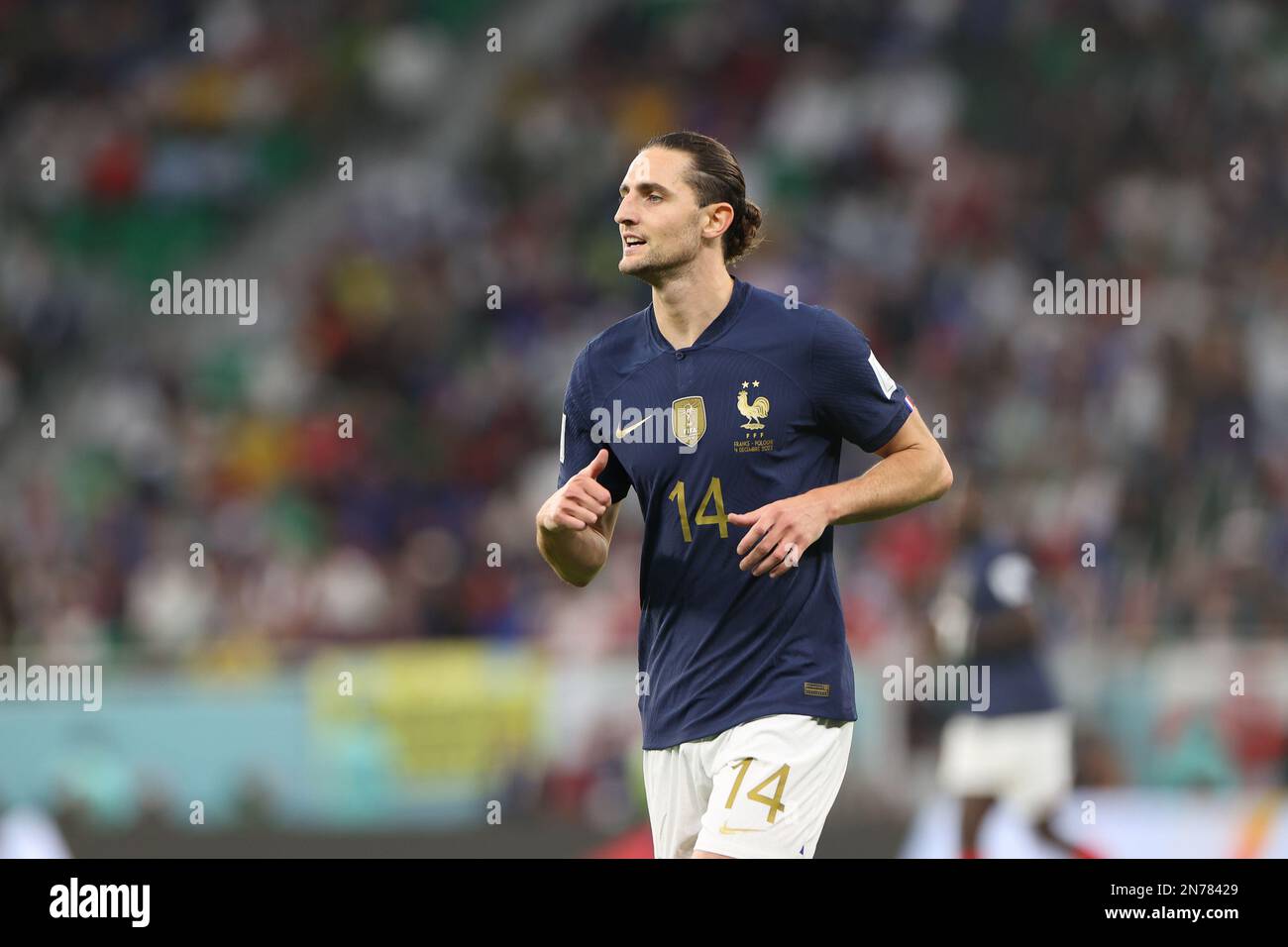 Adrien Rabiot of France in action during the FIFA World Cup Qatar 2022 ...