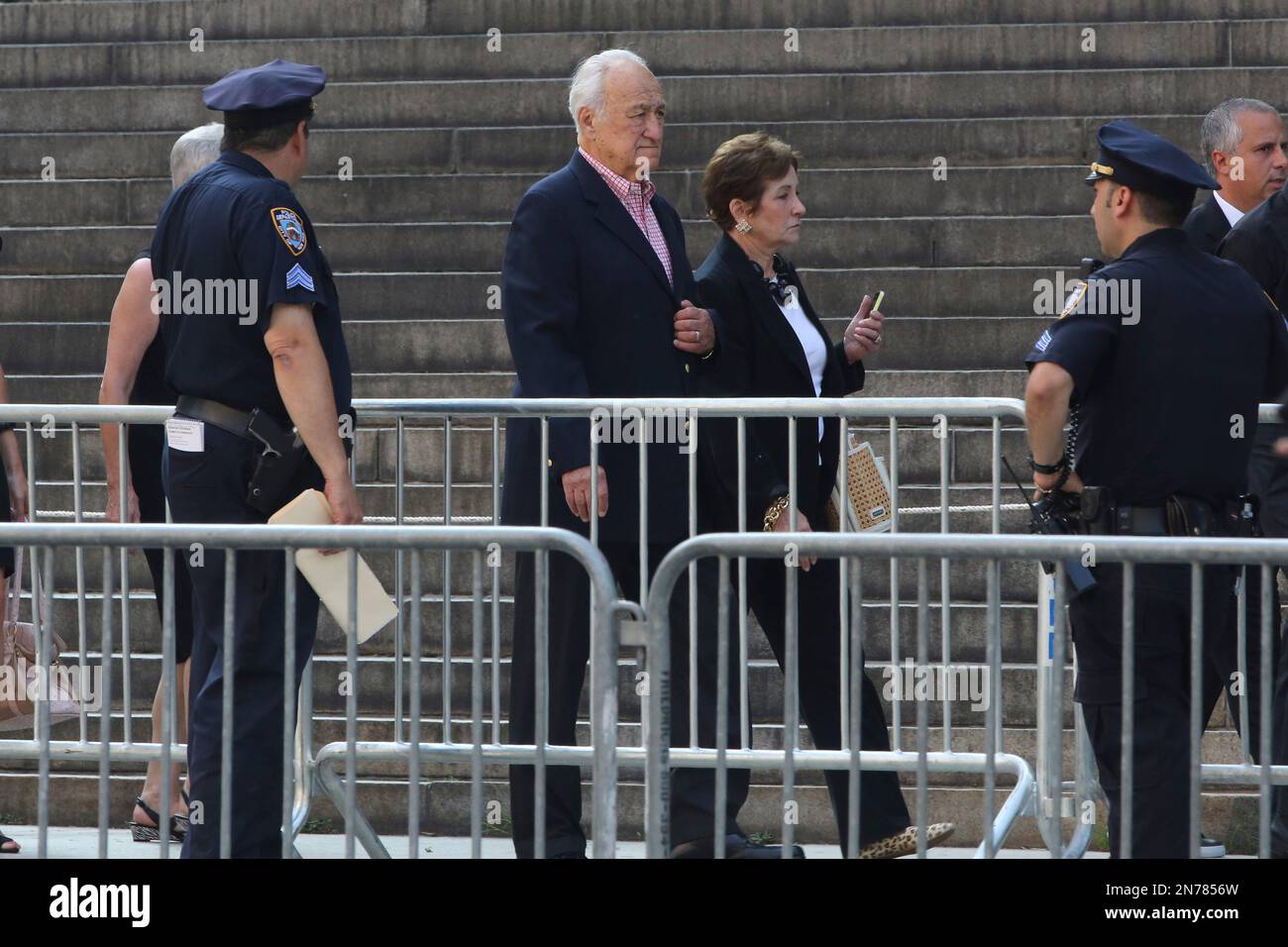Actor Jerry Adler arrives at the the Cathedral Church of Saint John the ...