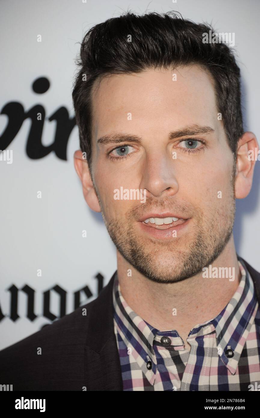 Chris Mann arrives at the LA premiere of "Some Girl(s)" at the Laemmle ...