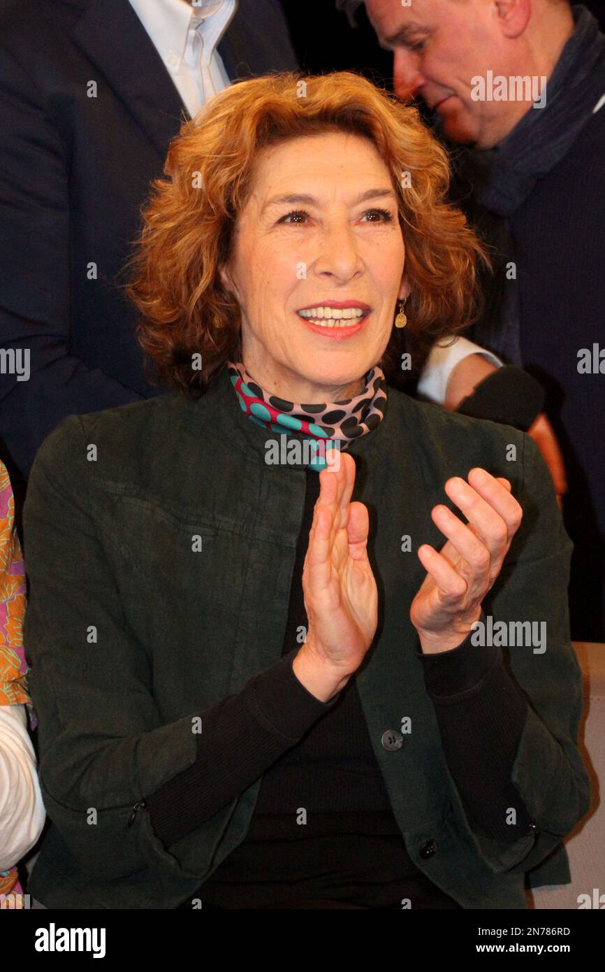 Adele Neuhauser during the NDR Talk Show at NDR Studios on February 10 ...