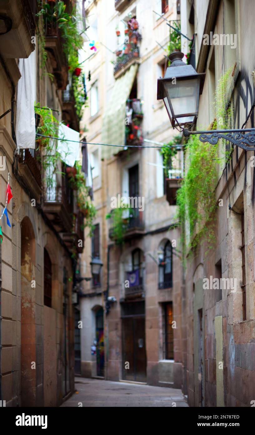 Views of Barcelona city centre Stock Photo - Alamy