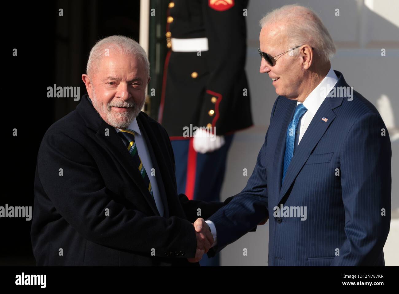 U.S. President Joe Biden welcomes Brazil's President Luiz Inacio Lula ...