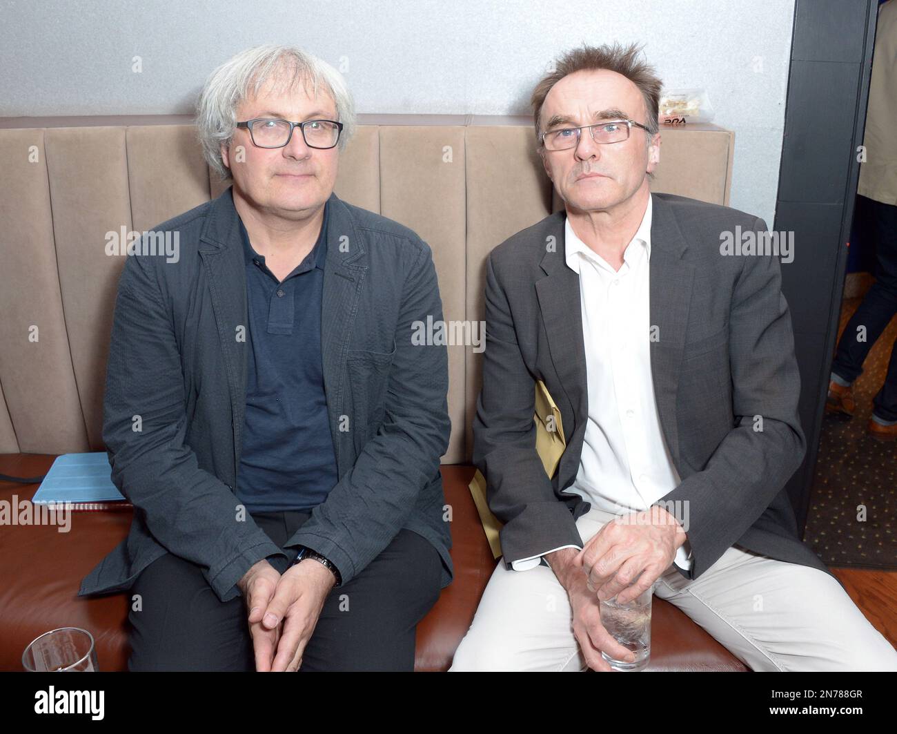 Simon Curtis; Danny Boyle at the premeir of Battle of the Sexes (Photo ...