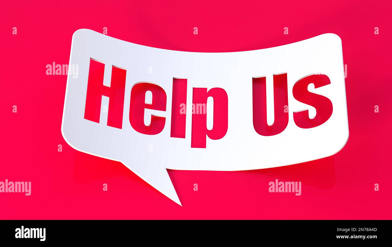help us bubble Stock Photo - Alamy