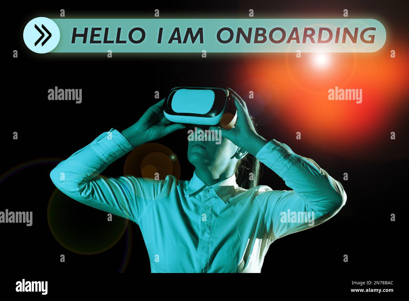 Sign displaying Hello I Am Onboarding. Business concept Action Process ...