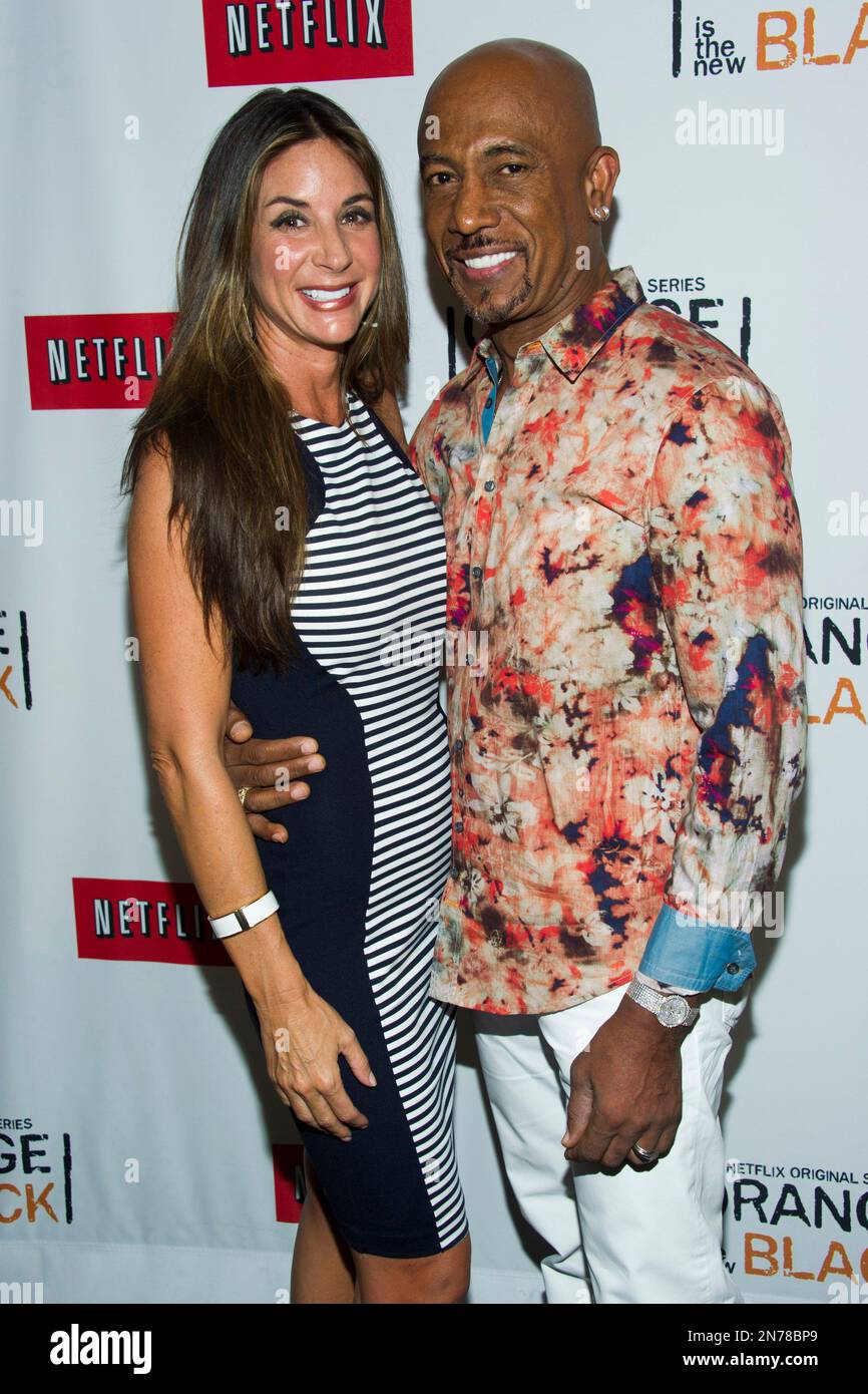 Tara Fowler and Montel Williams attend the premiere of the Netflix ...