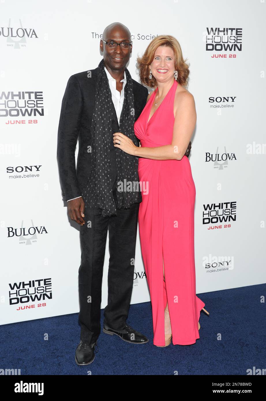 Actor Lance Reddick and wife Stephanie Day attend the "White House Down ...