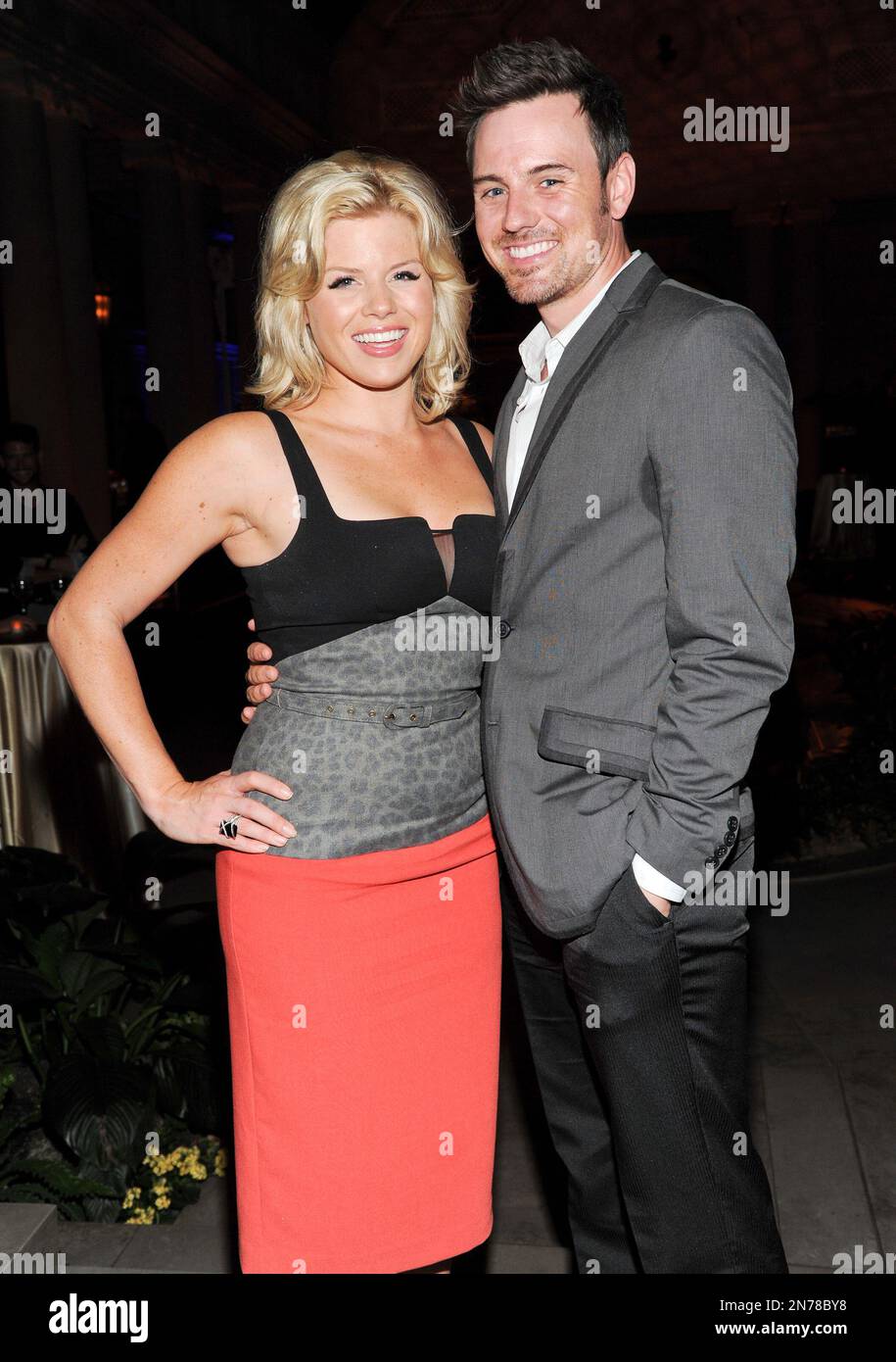 Actress Megan Hilty boyfriend Brian Gallagher attend the "White House ...