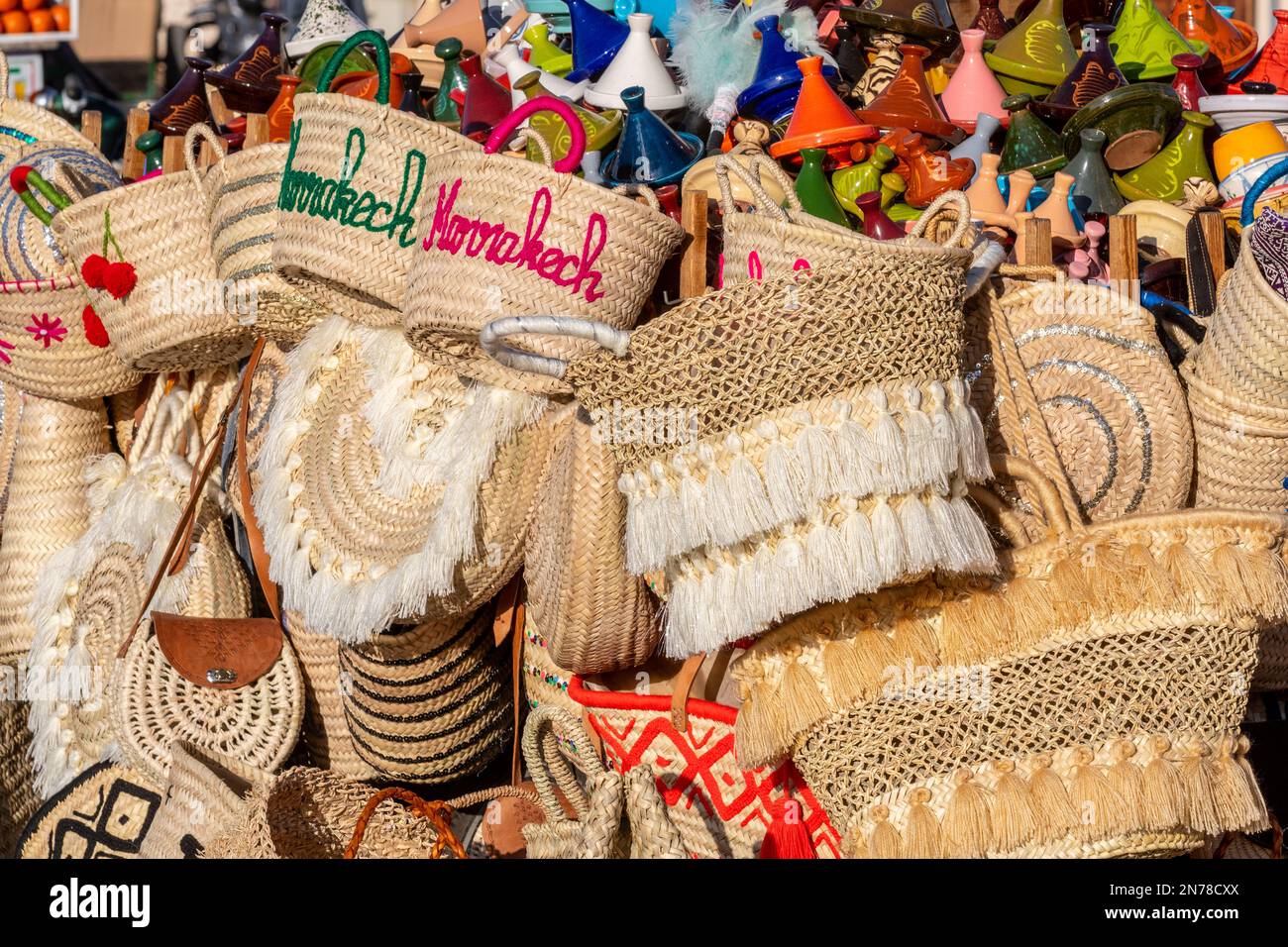 Marrakesh bag hi-res stock photography and images - Alamy