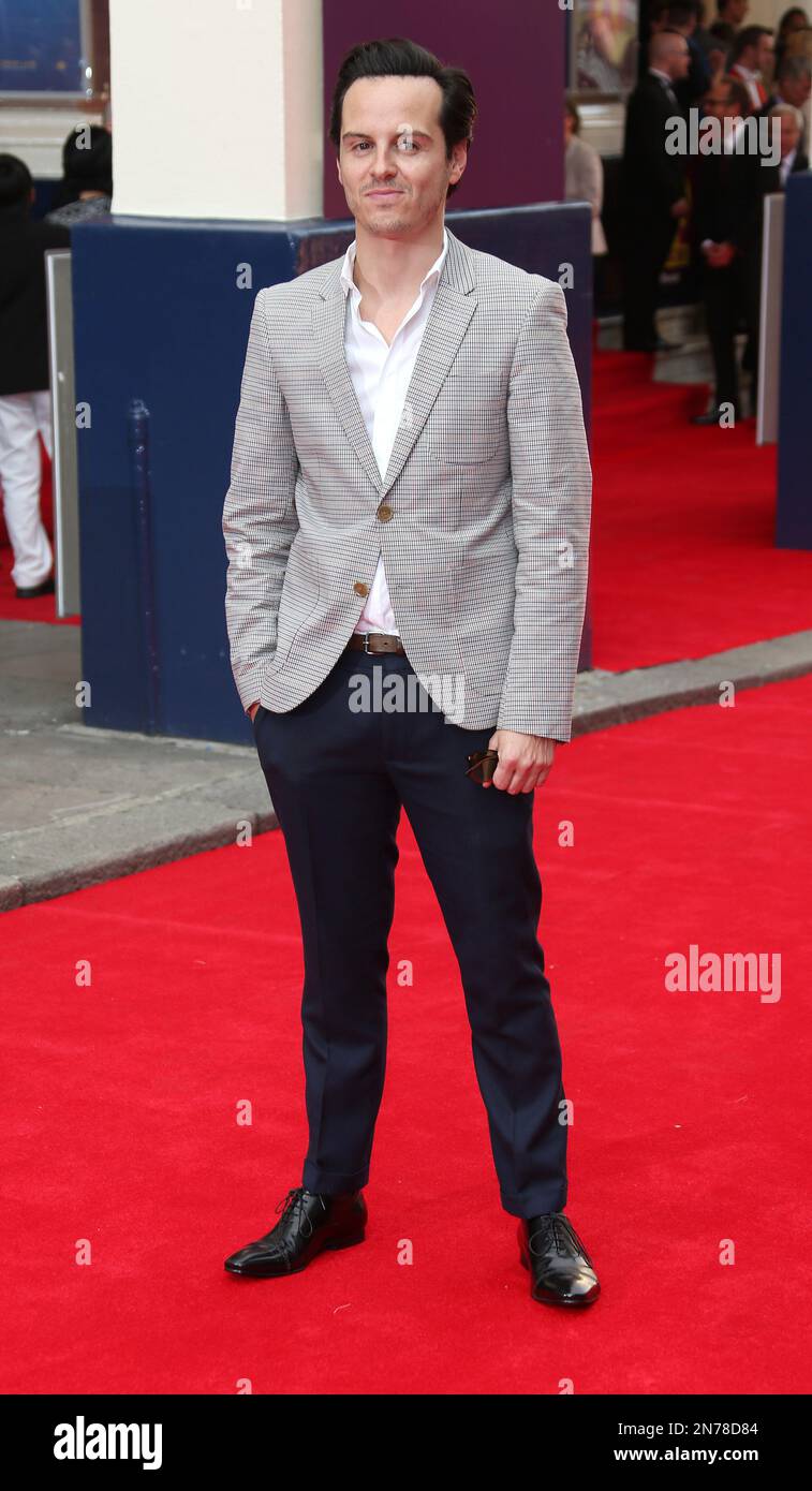Andrew Scott arrives for the opening night of Charlie and the Chocolate ...