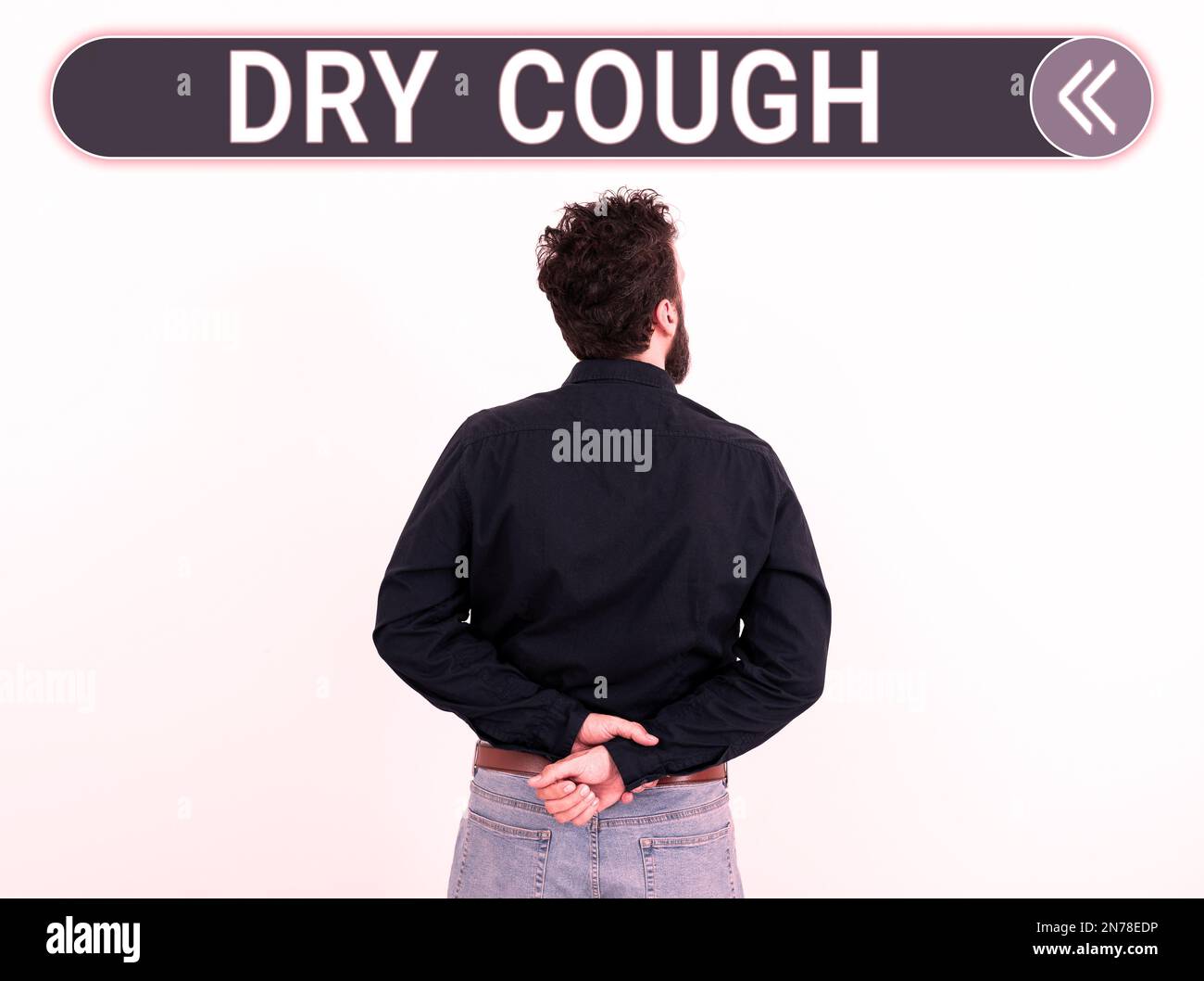 Conceptual display Dry Cough. Business idea cough that are not ...
