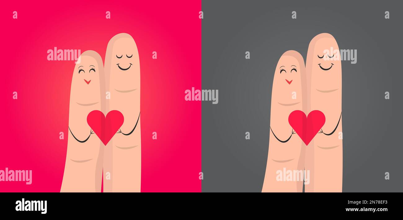 Beautiful female fingers Stock Vector Images - Alamy