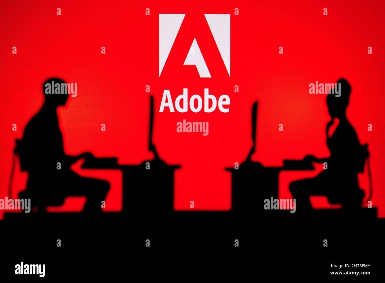 LOS ANGELES, USA, JANUARY 30, 2023: Adobe. Collaboration Leads to ...
