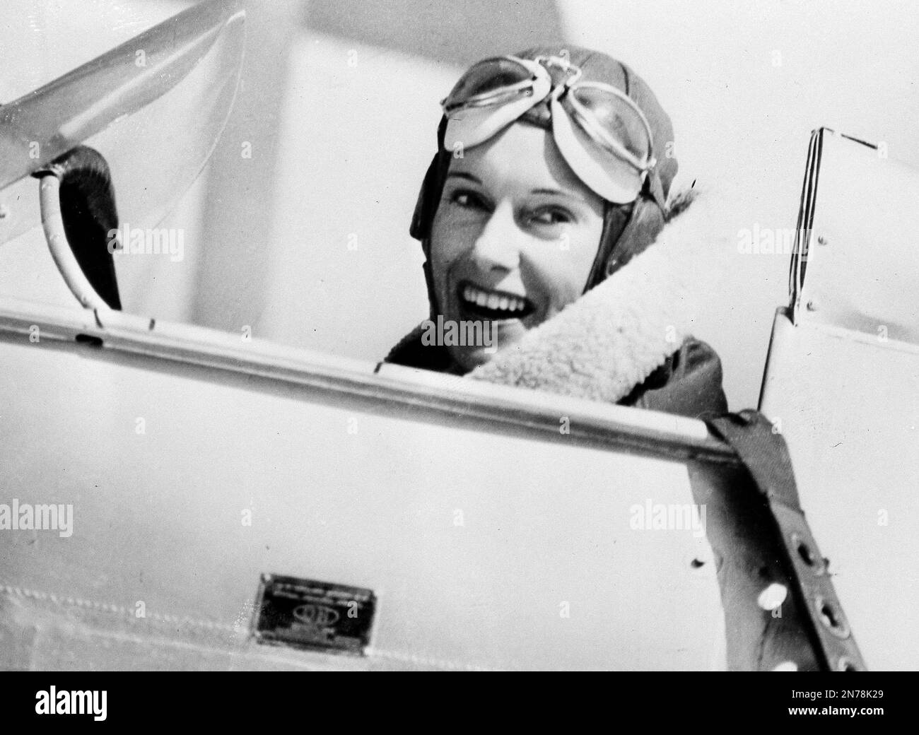 Pilot Jean Batten is shown at Lympne, England, Oct. 5, 1936. (AP Photo ...