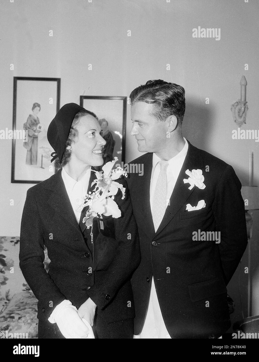 Arthur Rankin, actor-writer, and Actress Marian Mansfield, were married ...