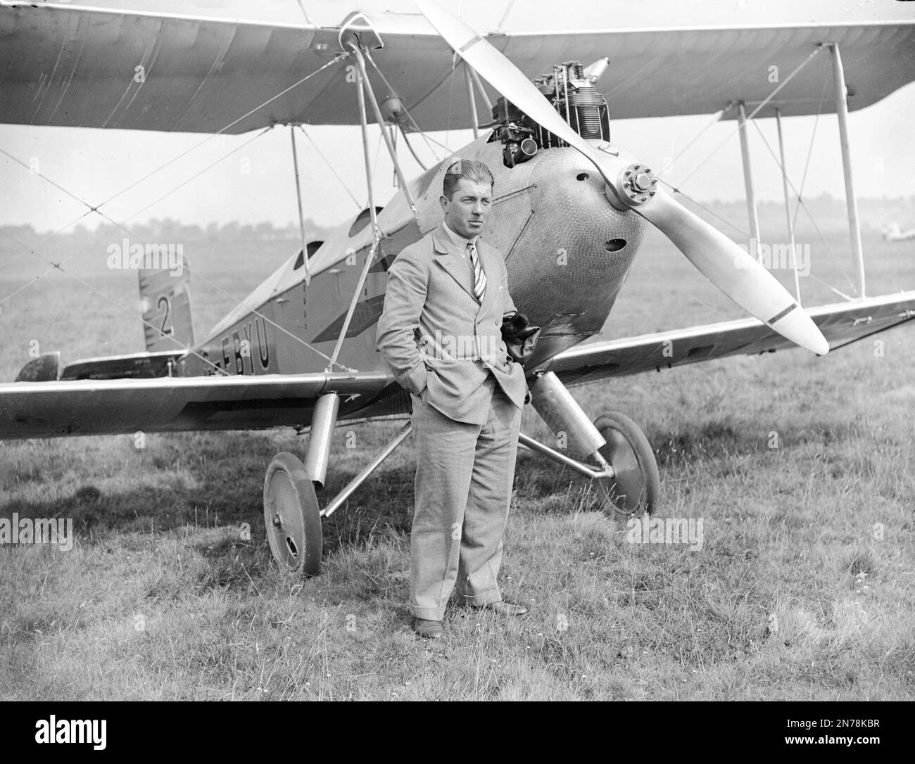 Flight-Lieutenant Sidney Webster, winner of the Schneider Trophy ...