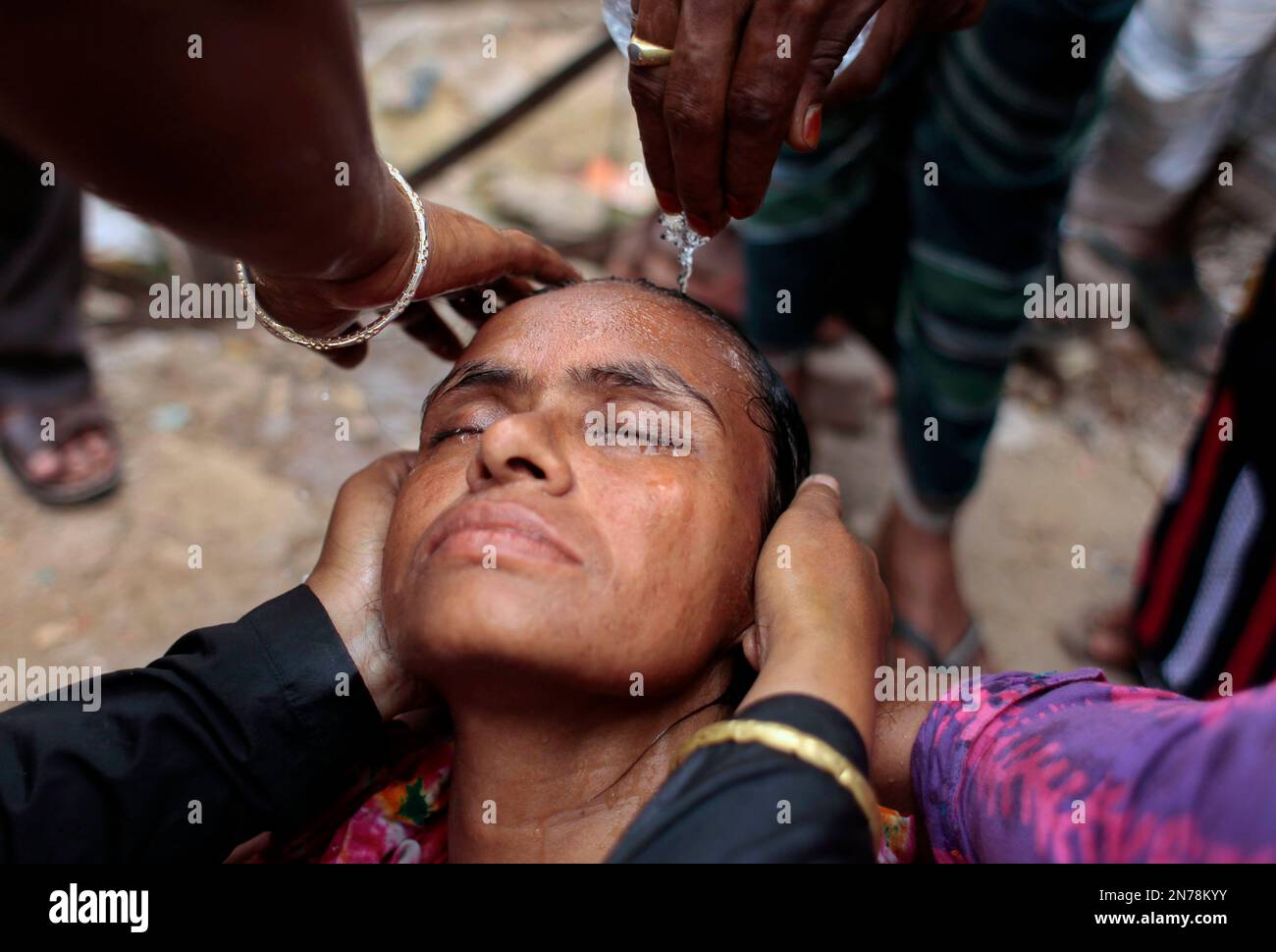 Shahida Begum become unconscious during a protest to demand ...