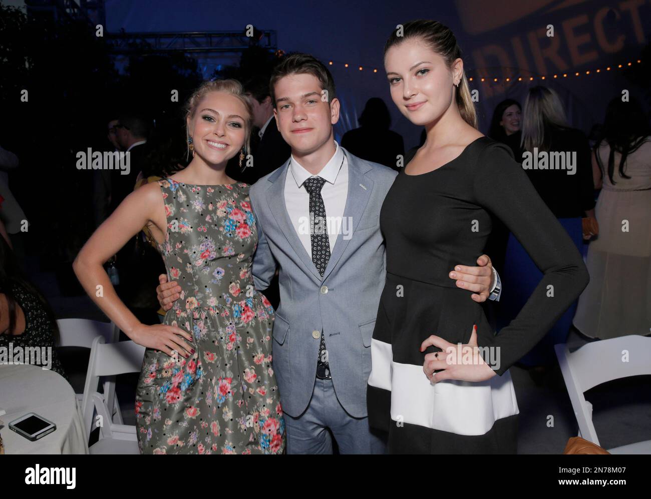 AnnaSophia Robb, Liam James and Zoe Levin attend the premiere of Fox ...