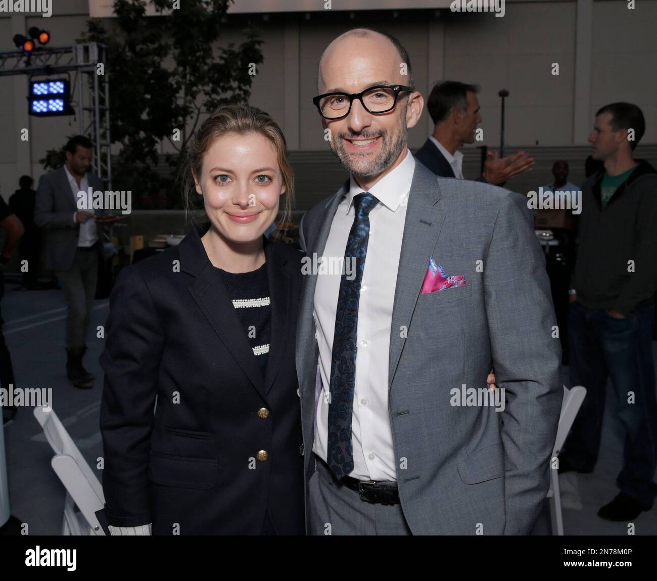 Gillian Jacobs and Jim Rash attend the premiere of Fox Searchlight ...