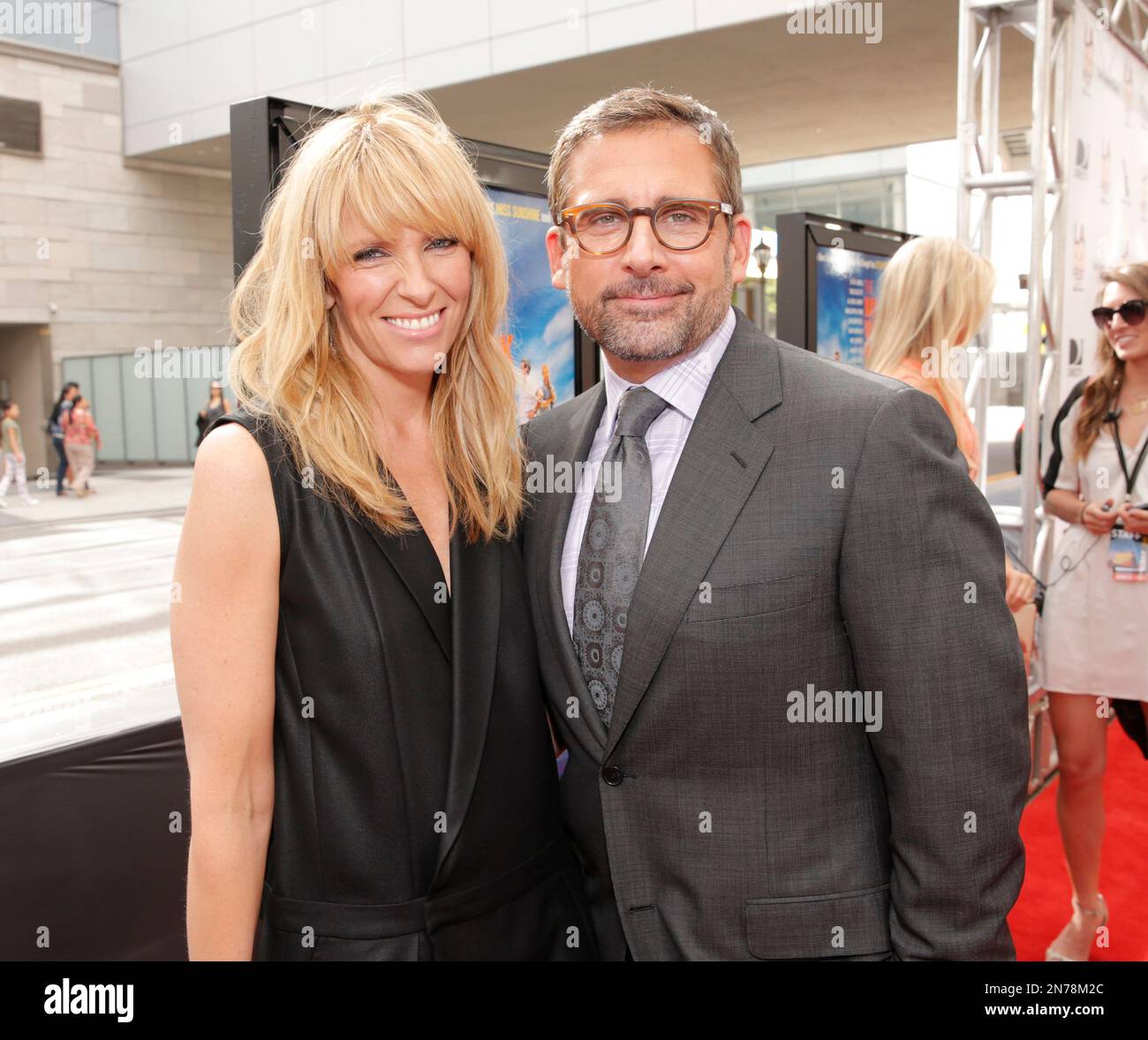 Toni Collette and Steve Carrell attend the premiere of Fox Searchlight ...