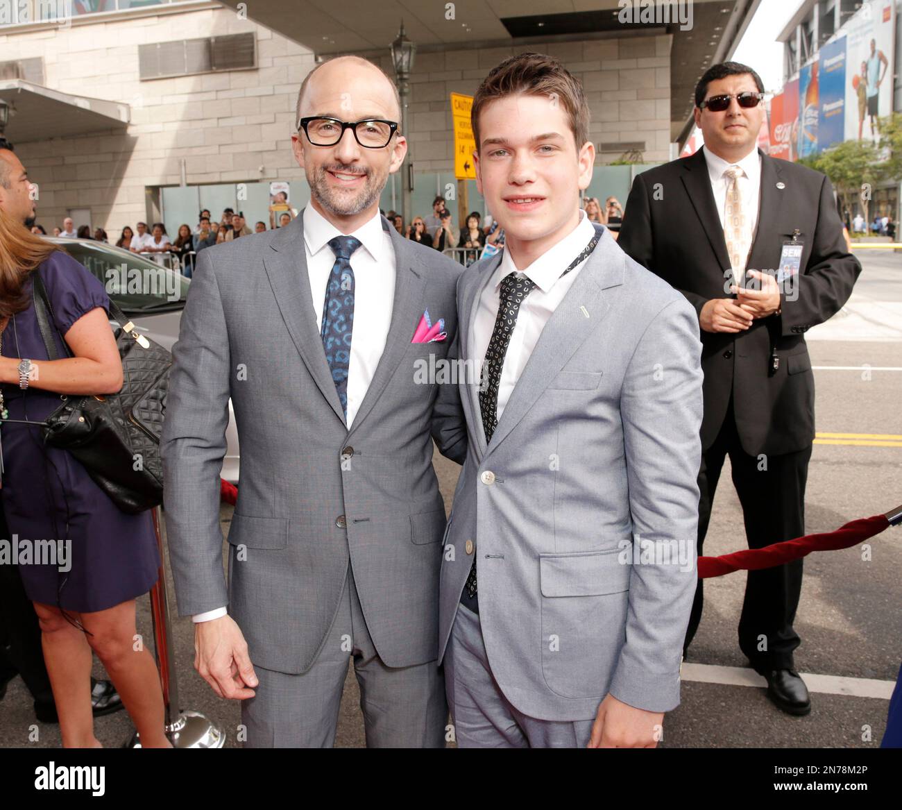 Co-Director and Writer JIm Rash and Liam James attend the premiere of ...