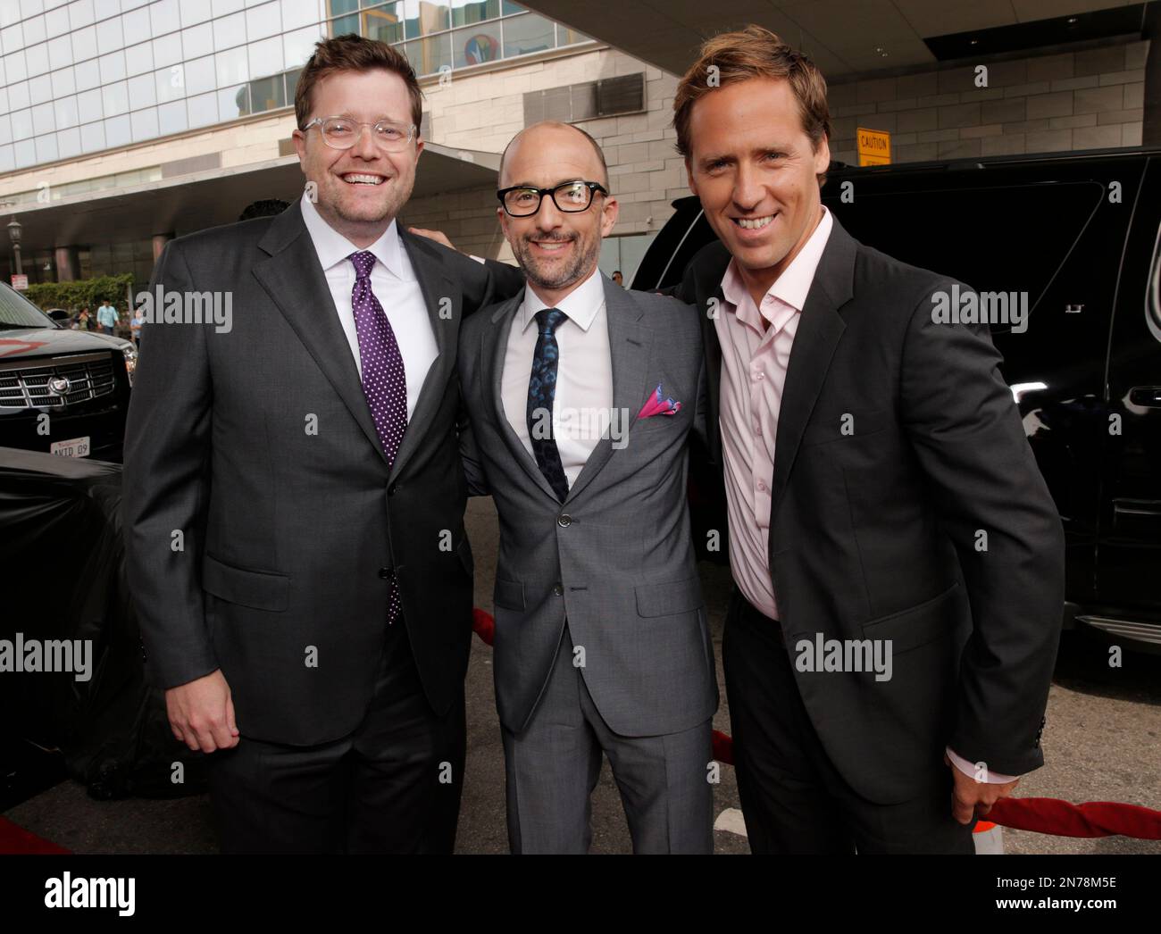 Producer Tom Rice and Co-Directors and Writers JIm Rash and Nat Faxon ...