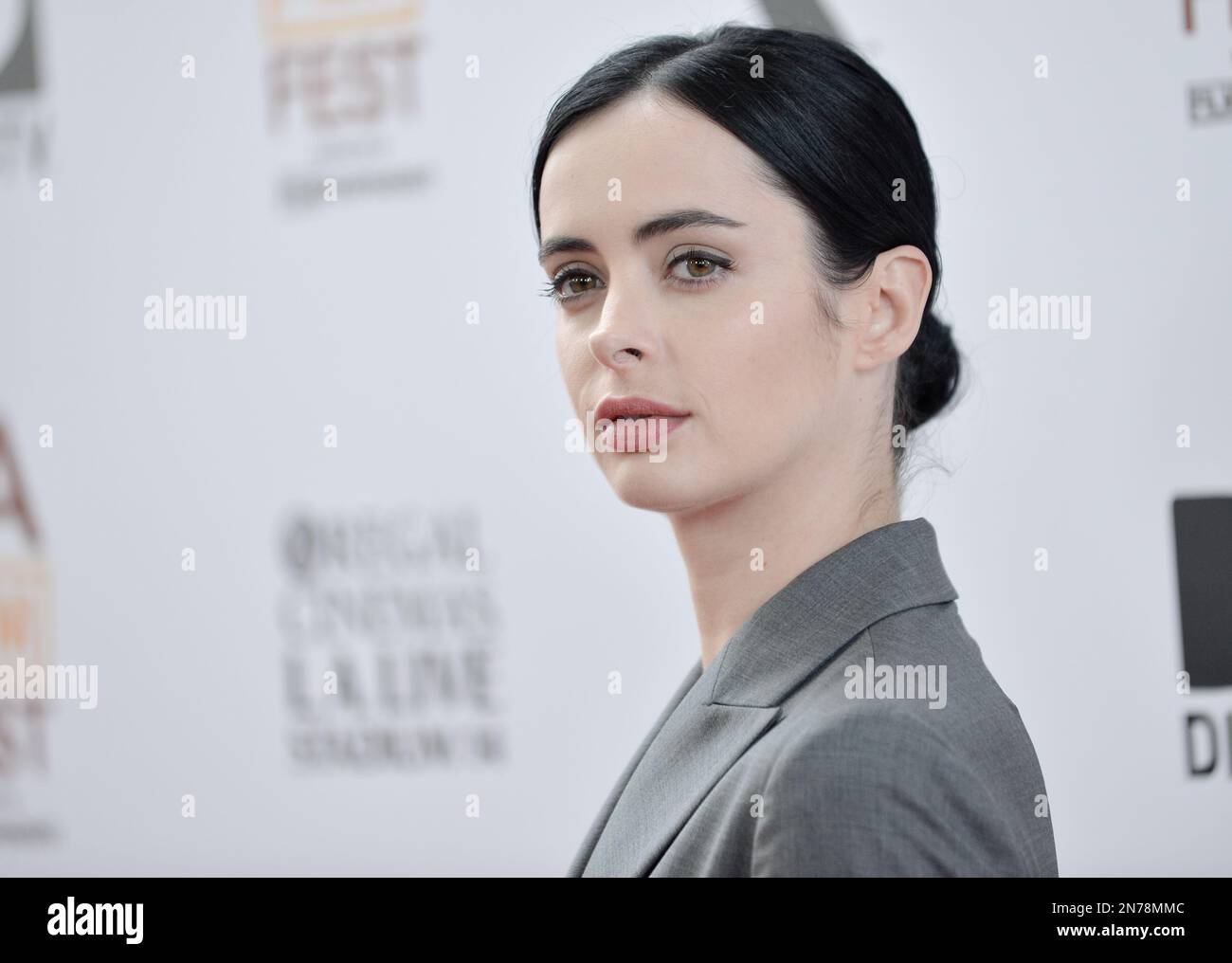 Krysten Ritter arrives at the closing night of the LA Film Festival and ...