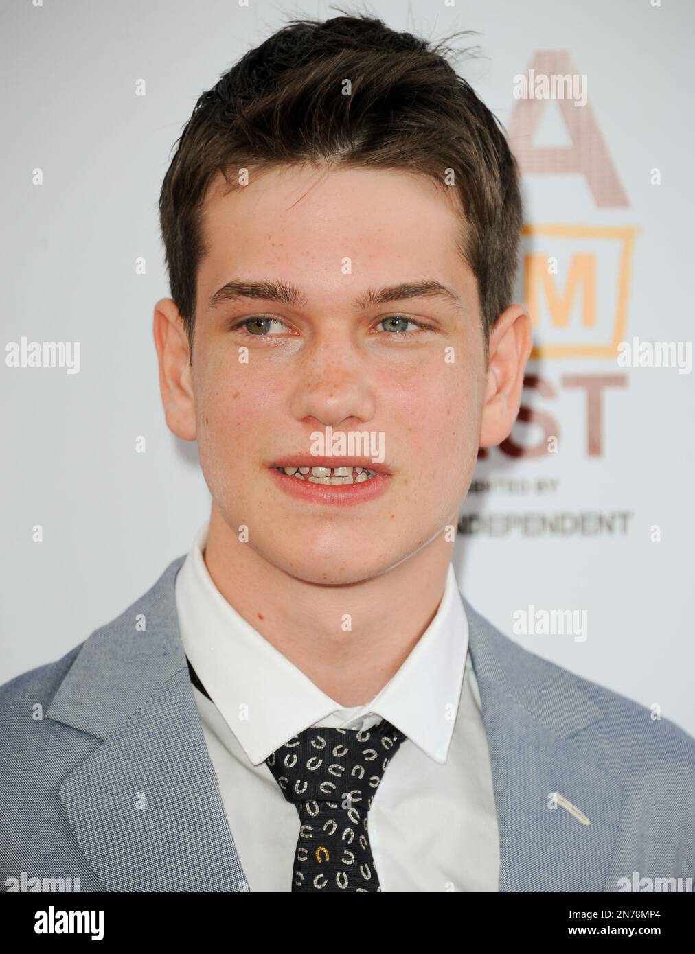 Liam James arrives at the closing night of the LA Film Festival and the ...