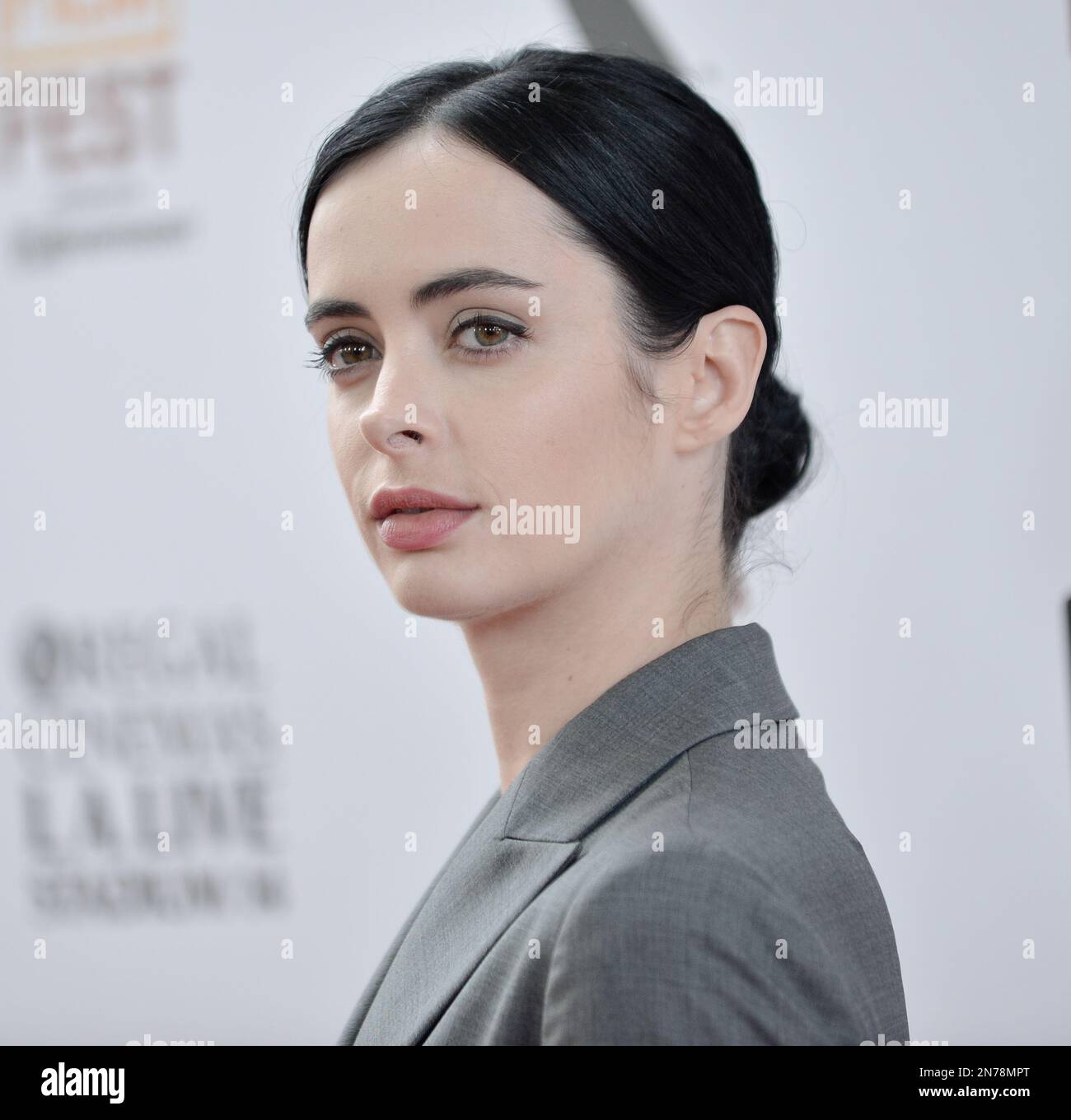 Krysten Ritter arrives at the closing night of the LA Film Festival and ...