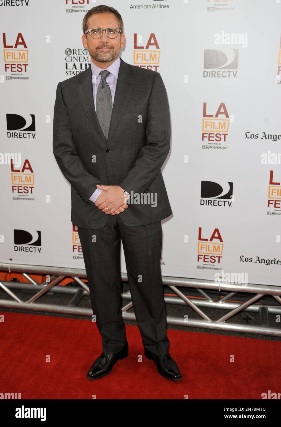 Steve Carell arrives at the closing night of the LA Film Festival and ...
