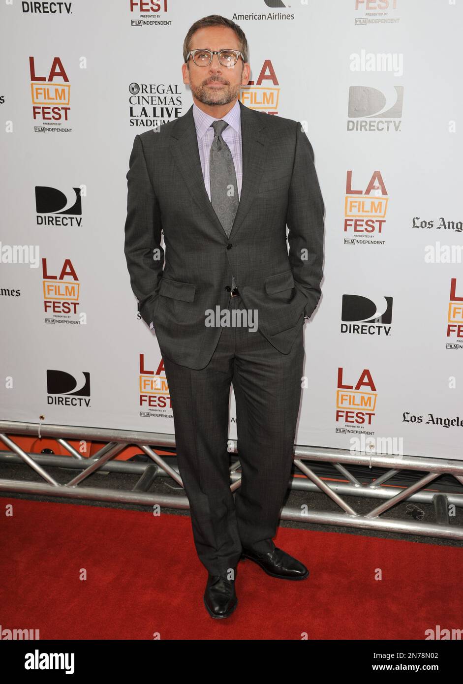 Steve Carell arrives at the closing night of the LA Film Festival and ...
