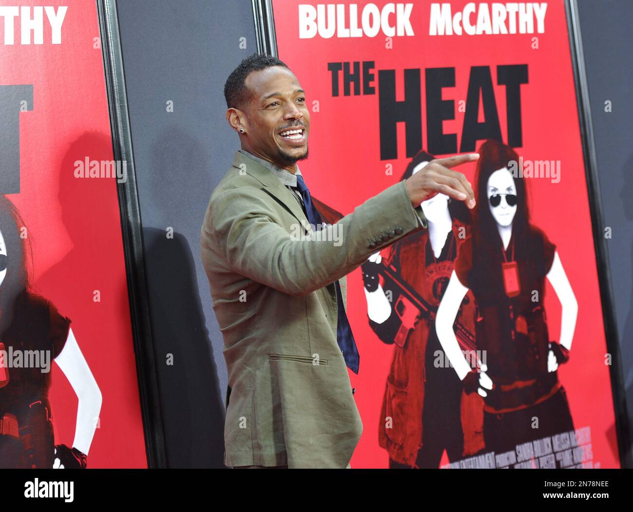 Actor Marlon Wayans attends "The Heat" premiere at the Ziegfeld Theatre ...