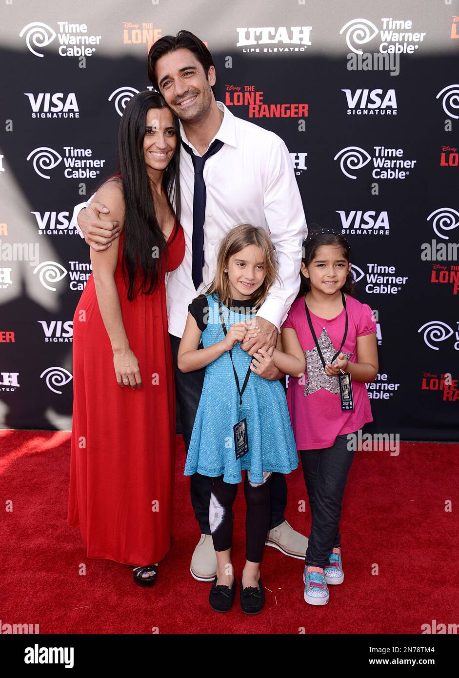 Actor Gilles Marini and wife Carole Marini arrive at the world premiere ...