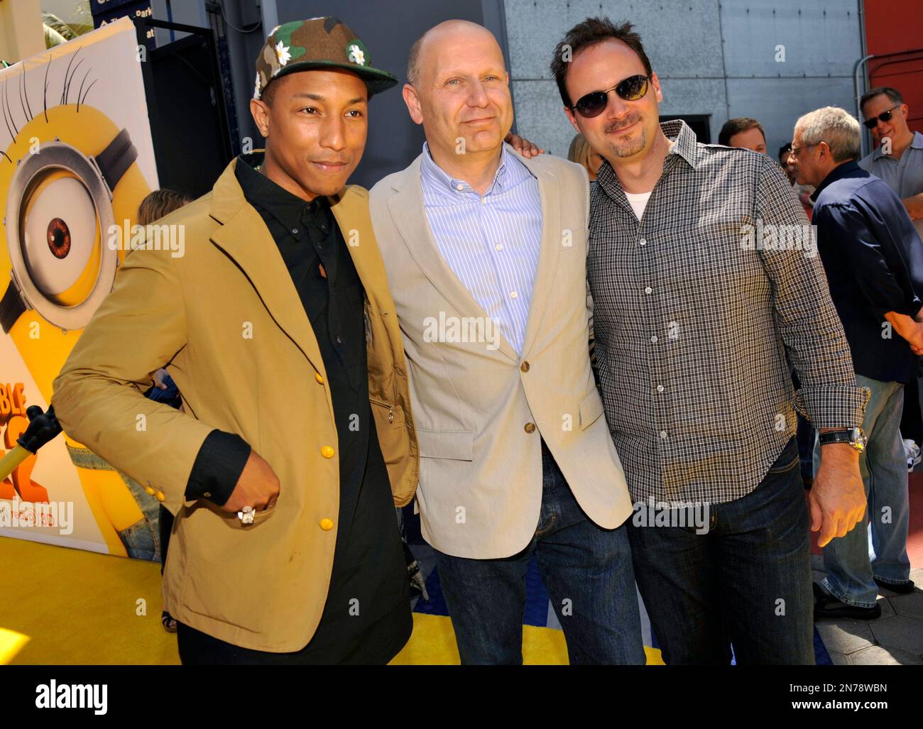 Pharrell Williams, left, who created the original songs and themes for ...