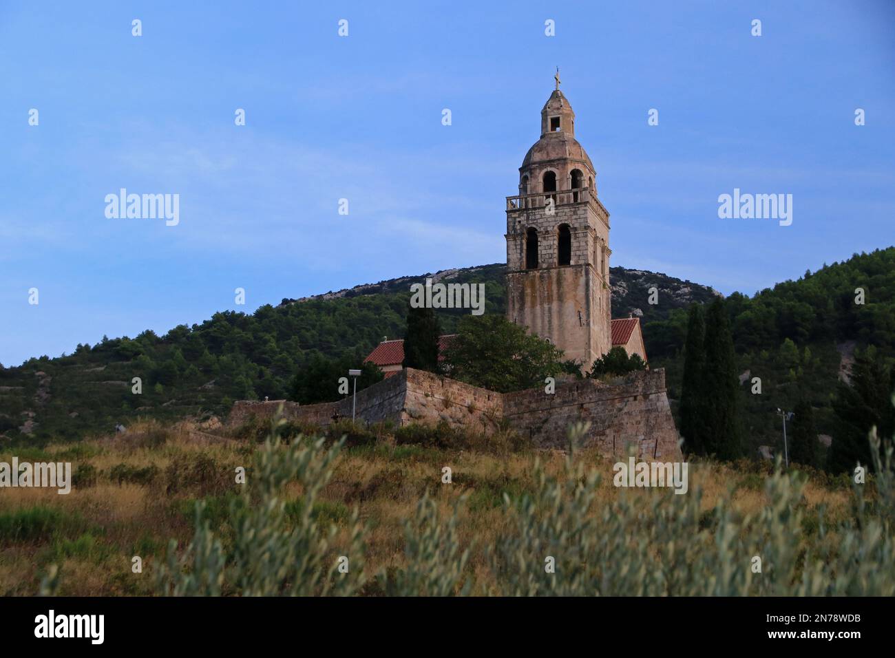 St. Nicholas Monastery in Komiza, Vis island, Croatia Stock Photo - Alamy