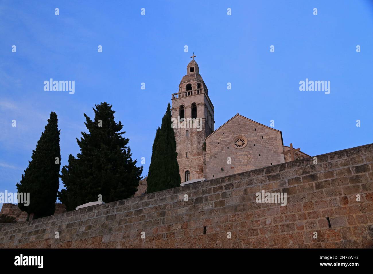 St. Nicholas Monastery in Komiza, Vis island, Croatia Stock Photo - Alamy