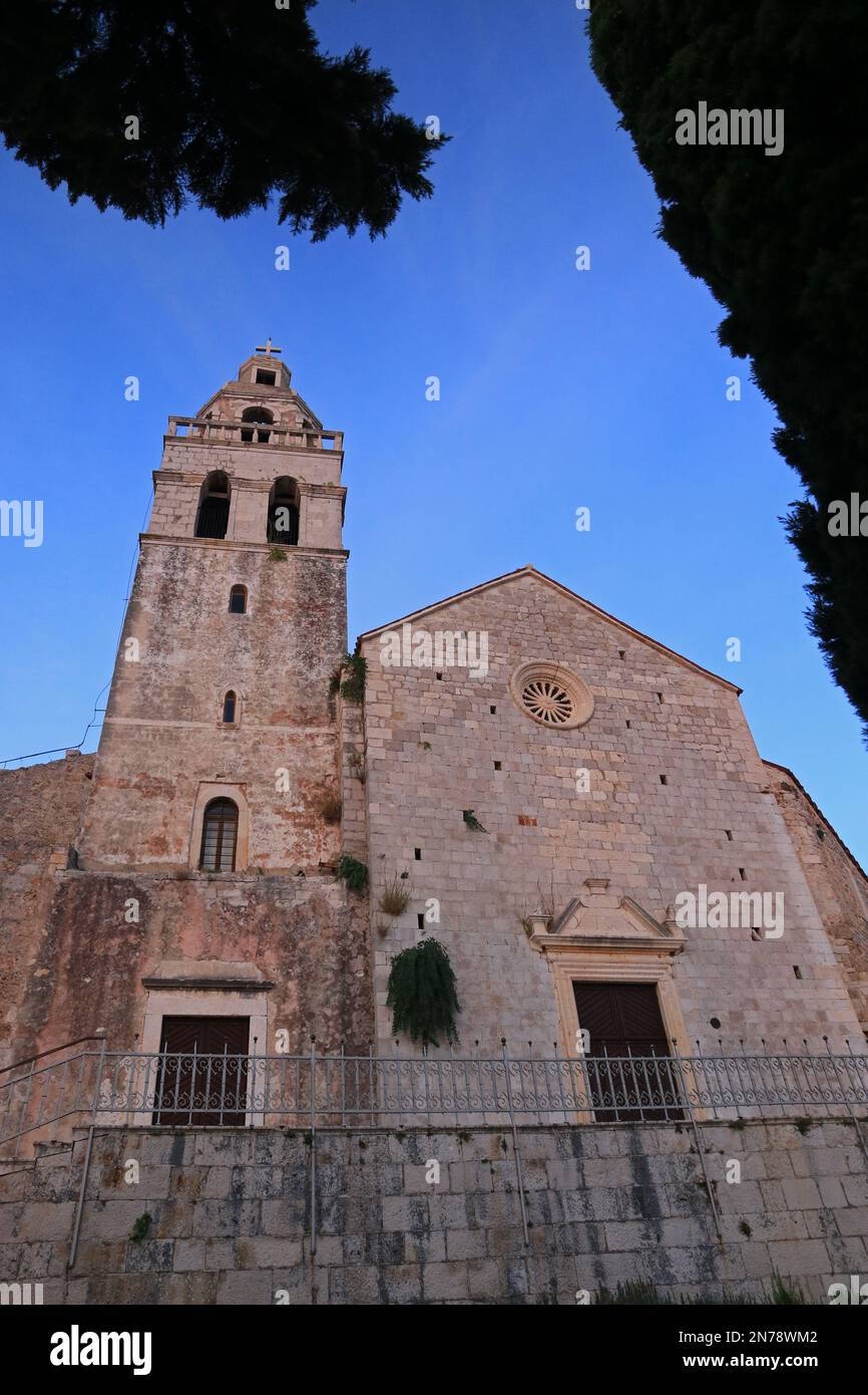St. Nicholas Monastery in Komiza, Vis island, Croatia Stock Photo - Alamy