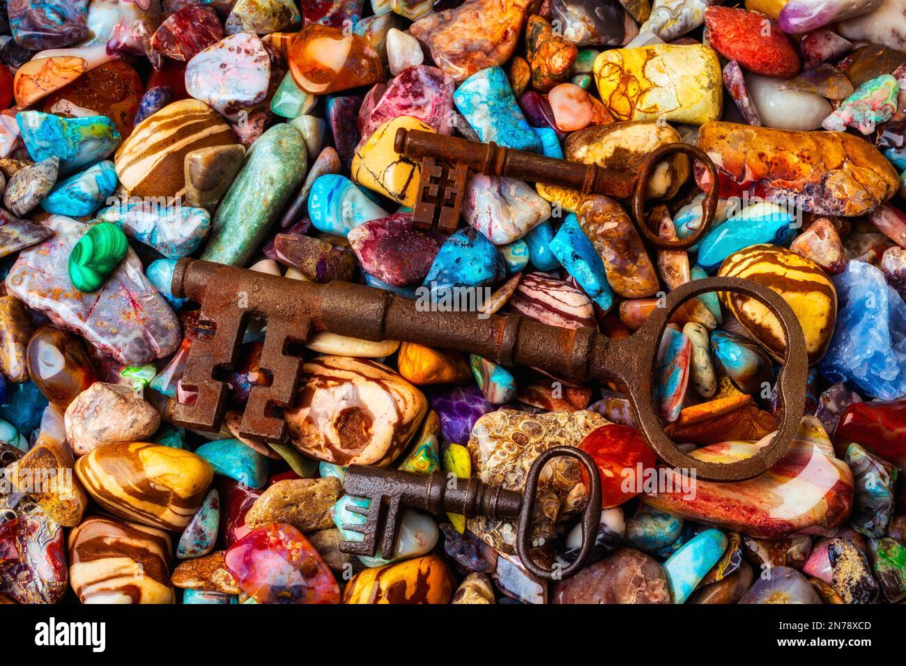 Three Keys On Colored Stones Stock Photo - Alamy Three Keys On Colored Stones Stock Photo - Alamy