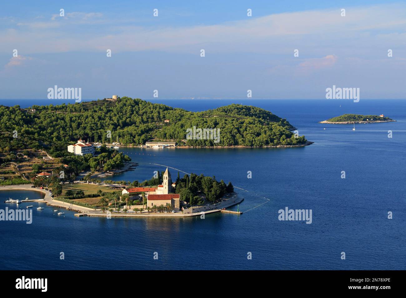 Peninsula of Prirovo in Vis town, Vis island, Croatia Stock Photo - Alamy