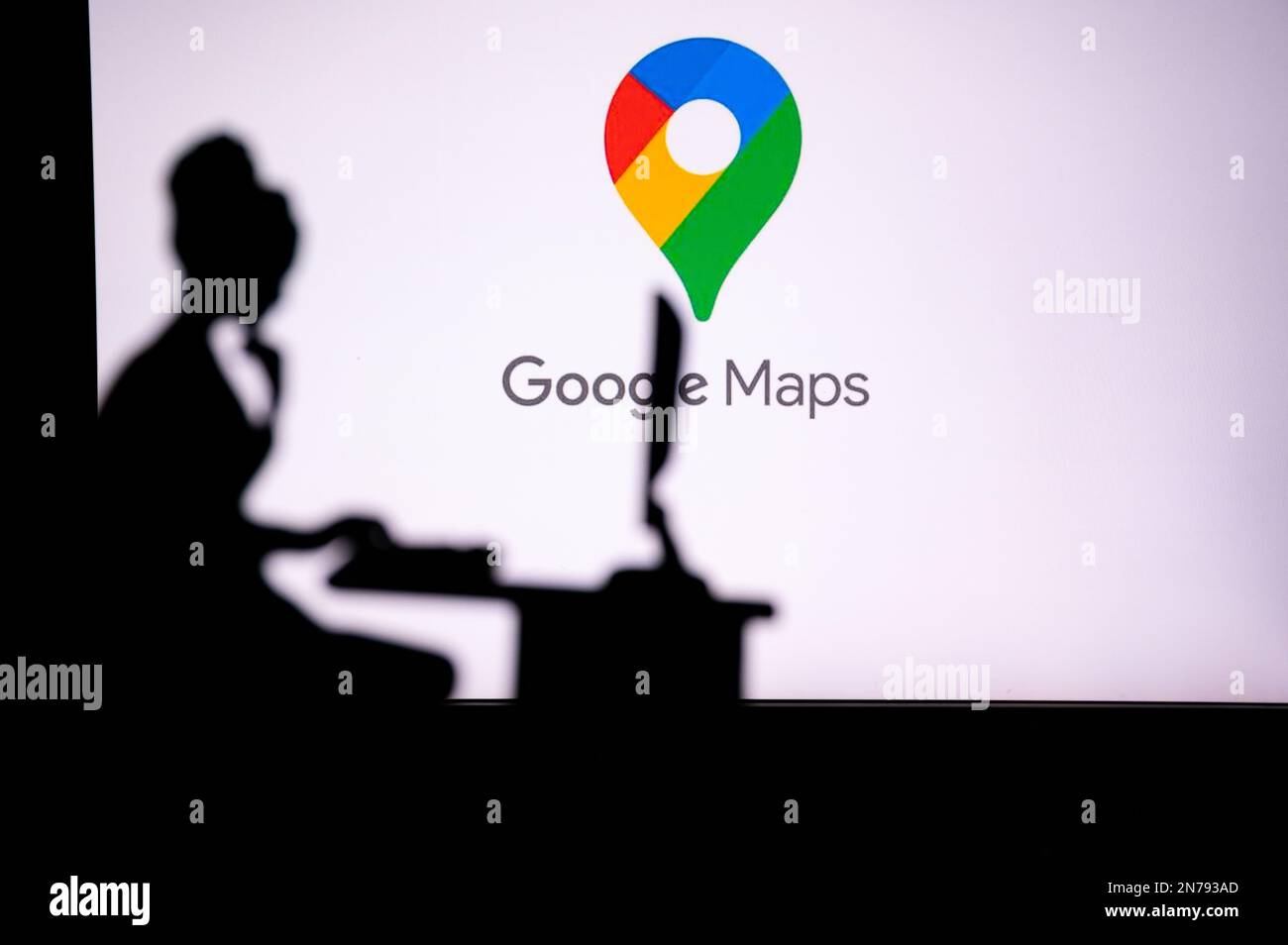 INDIA, NEW DELHI. JANUARY 30, 2023: Google Map. Exploring the Future of ...